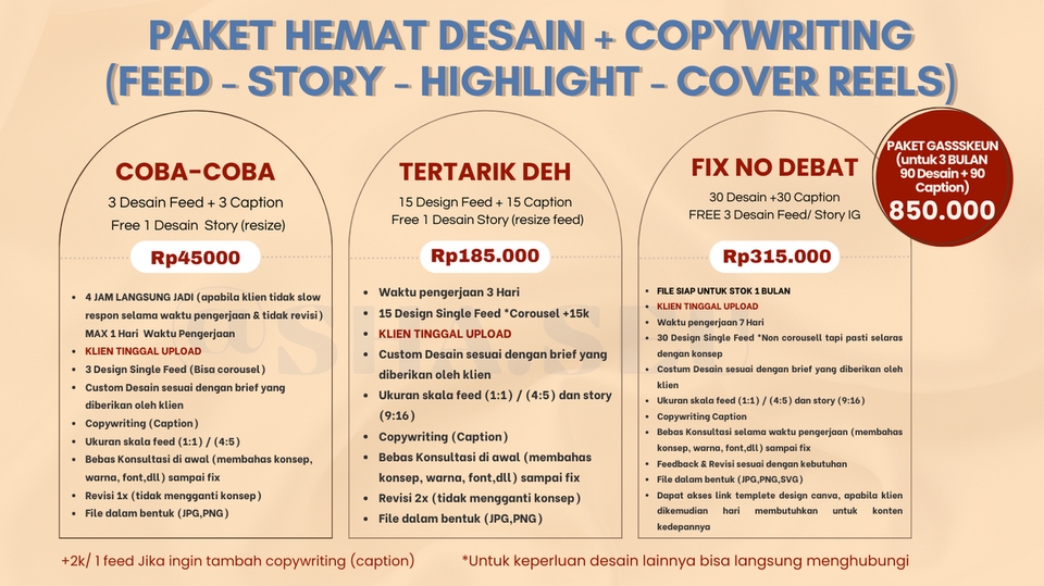 [MURAH] DESAIN KONTEN FEED INSTAGRAM SOCIAL MEDIA Story-Reels ...