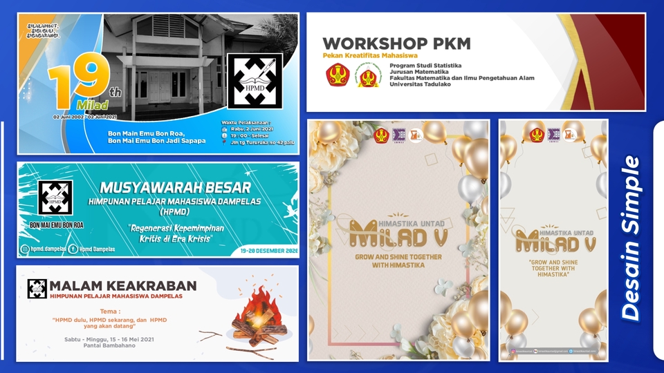 DESAIN SPANDUK, BALIHO & BANNER