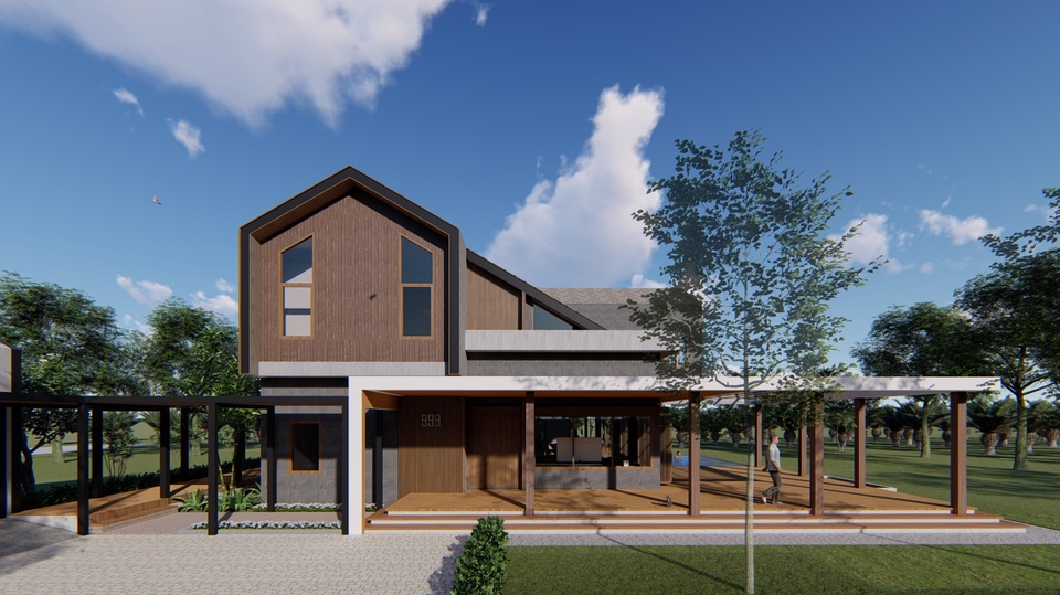 3D Rendering / Exterior / Model