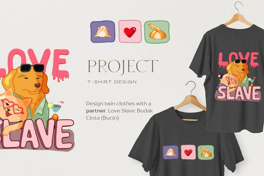 DESAIN KAOS CUSTOM KARTUN VECTOR LUCU