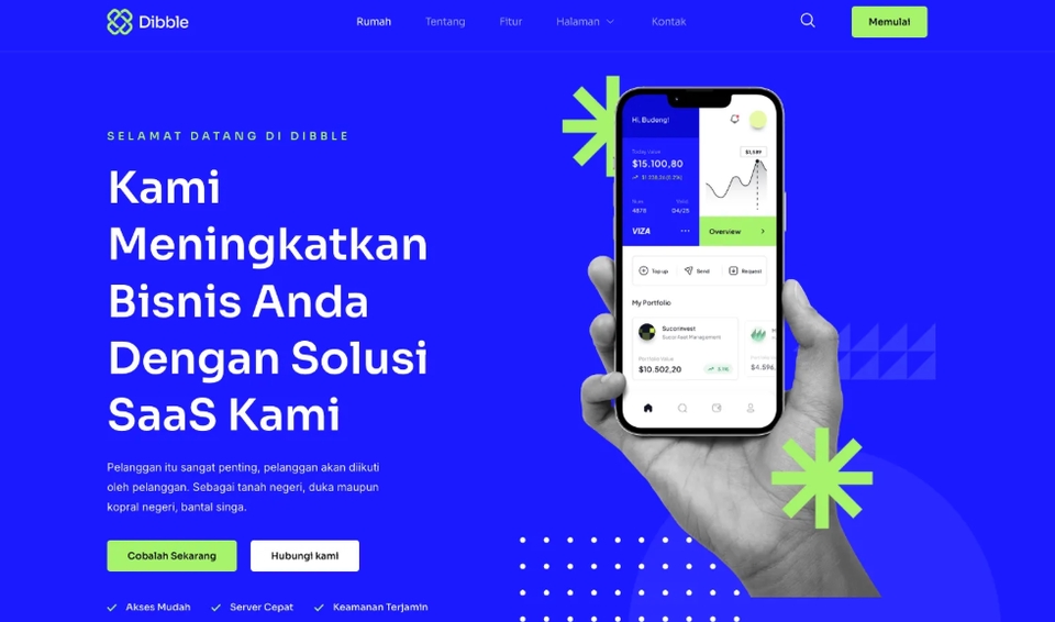 pembuatan web modern 2025 by Hashi tech