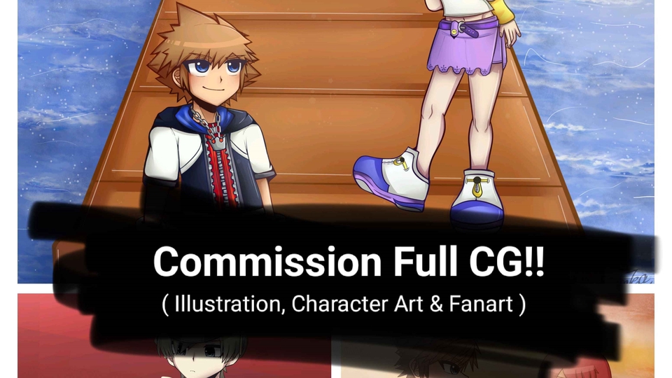 รับงานวาดภาพประกอบ หรือตัวละคร ประเภท Full CG