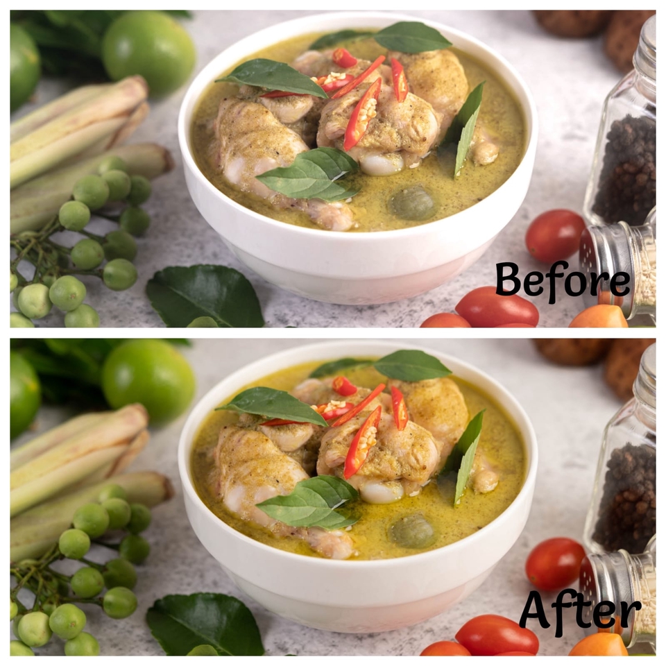 Food & Beverage Photo Editing