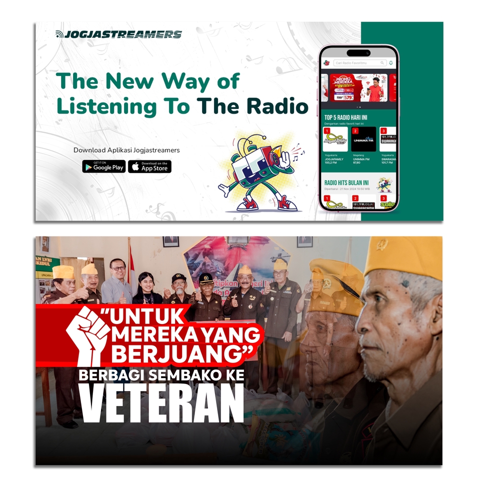 Desain Banner Website dan Banner Printing