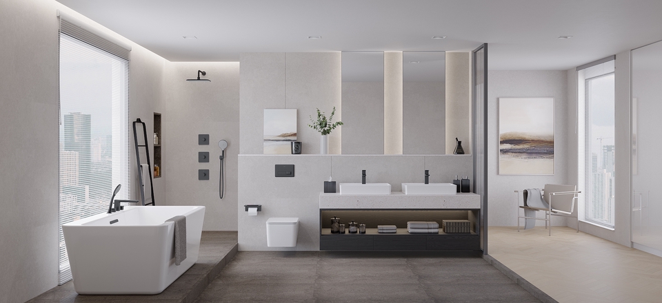 3D Perspective render (Exterior / Interior)