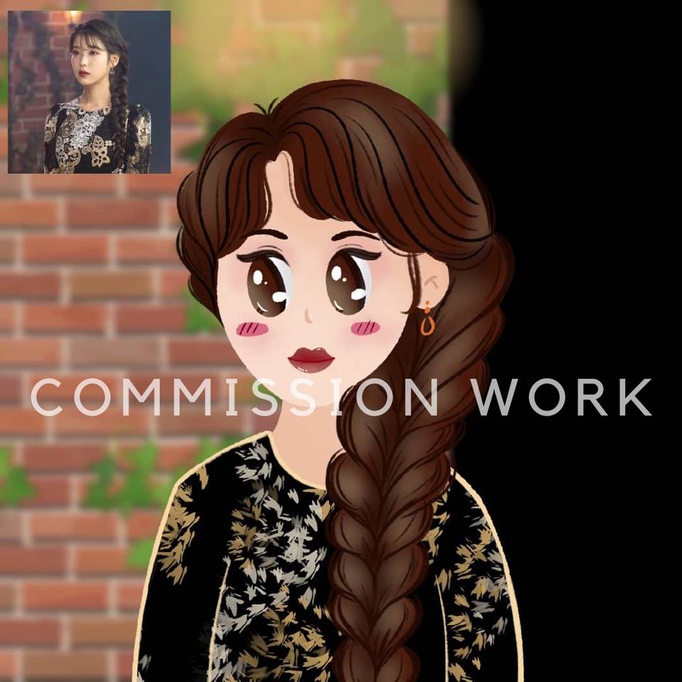 Ilustrasi karakter kartun custom