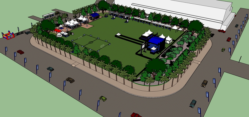 Jasa Pembuatan Design 3D (Event Layout OutDoor/ Indoor, Booth ...