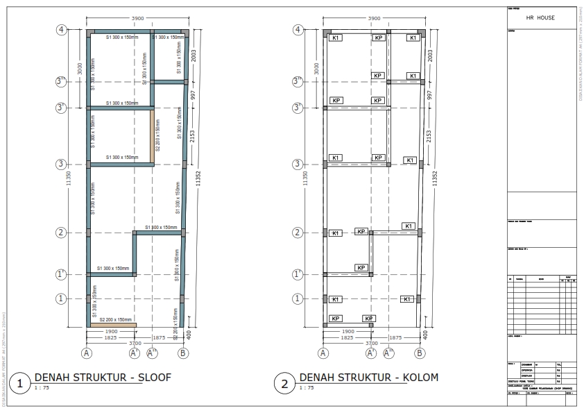 Jasa Drafting / Mebuat Gambar Kerja