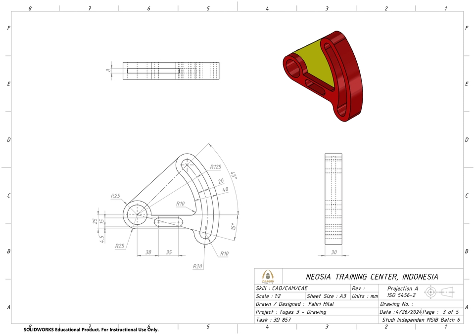 Design 2D/3D Mechanical Drawing Part | Solidworks, Inventor, or AutoCAD