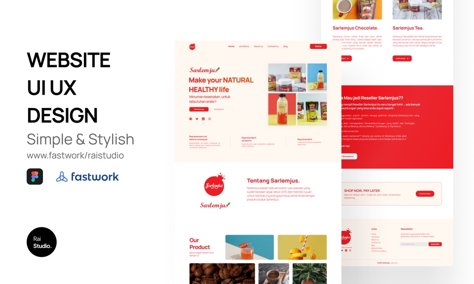 Design Website UI UX Design Figma