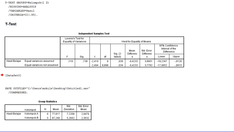 OLAH DATA STATISTIK SPSS