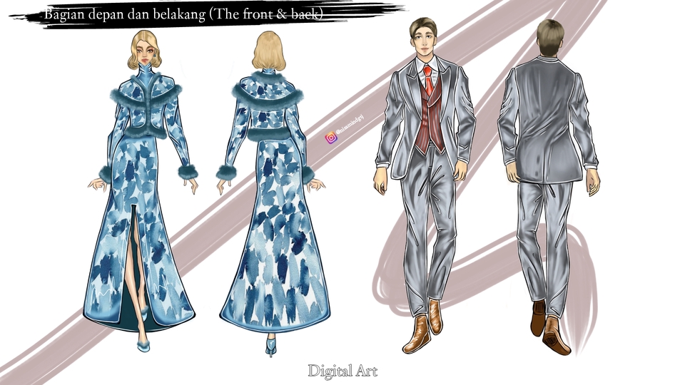 Jasa Ilustrasi Fashion Design (Digital dan manual)