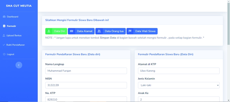 Pembuatan Website Profil dan Sistem Penerimaan Siswa Baru (PPDB) untuk ...