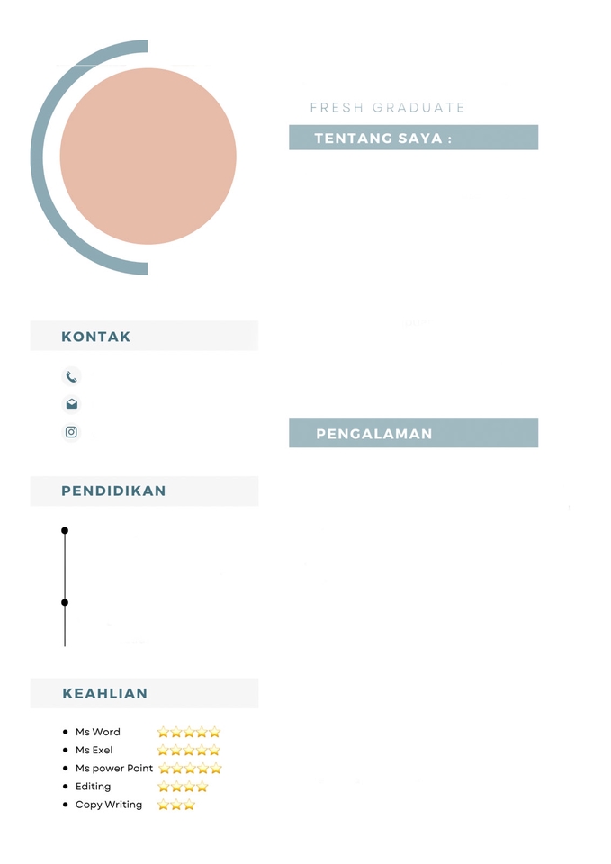 JASA PEMBUATAN CV HASIL MENARIK DAN RAPI HANYA 4 JAM