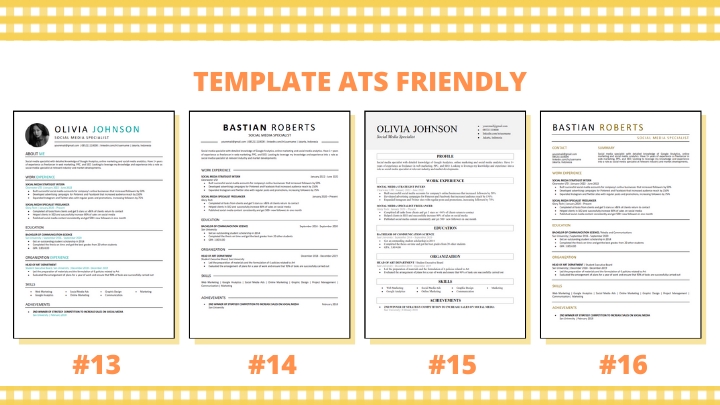 CV/RESUME ATS FRIENDLY + KONSULTASI AGAR LEBIH DILIRIK HRD