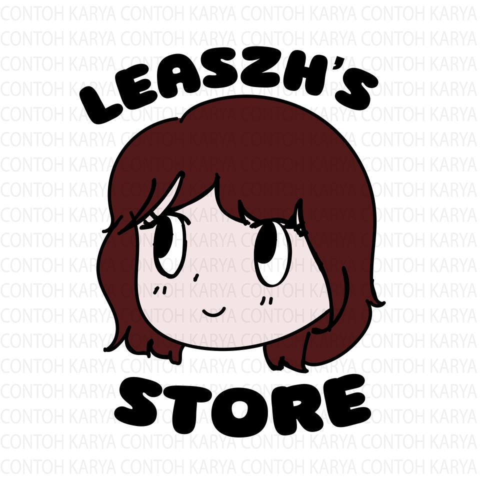 Desain ilustrasi karakter kartun yang simple dan lucu