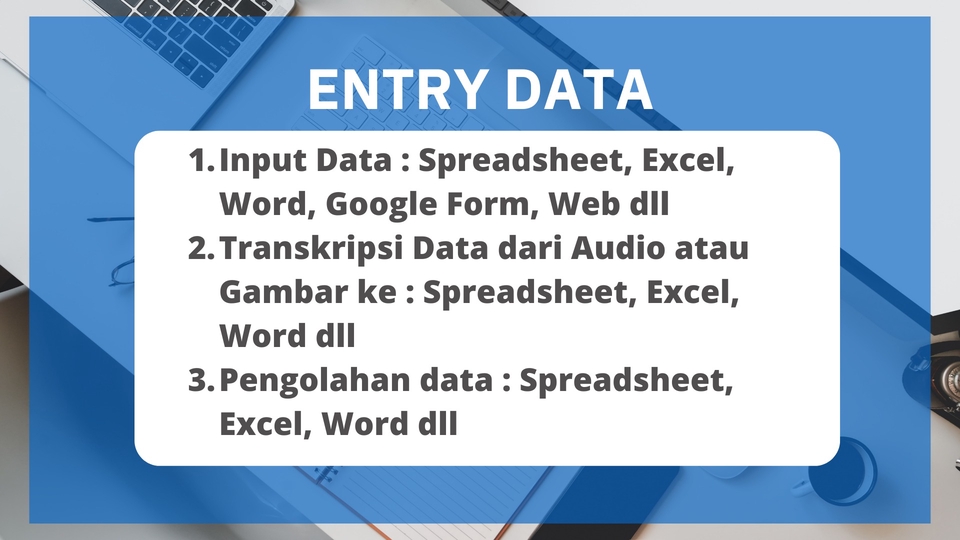 DATA ENTRY/ ENTRY DATA, COPY PASTE, CONVERT FILE KE EXCEL, SPREADSHEET DLL