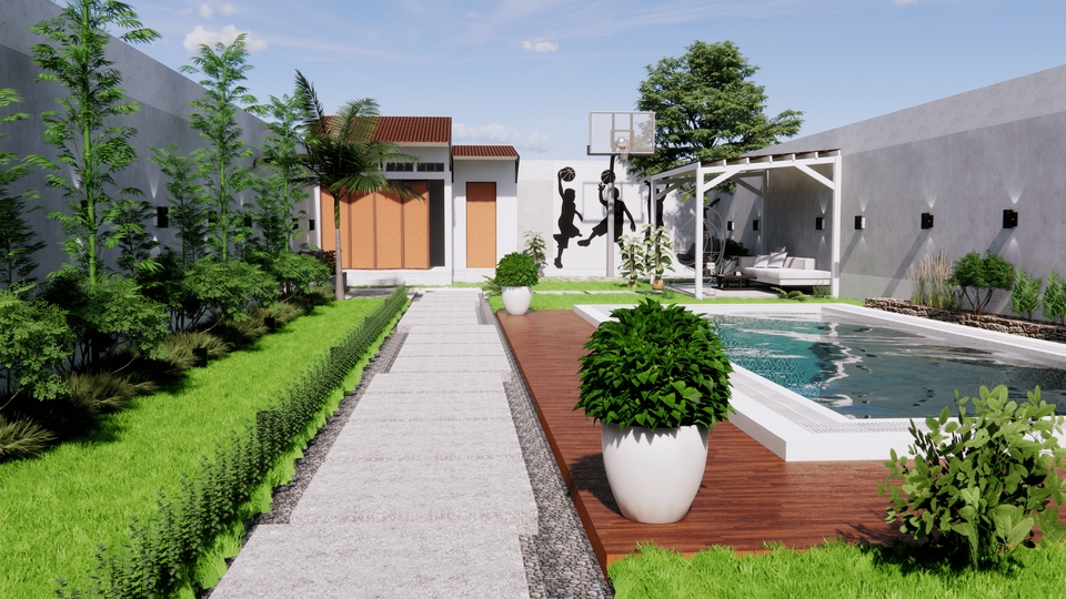 Render 3D Perspektif Interior dan Exterior Cepat dan Murah