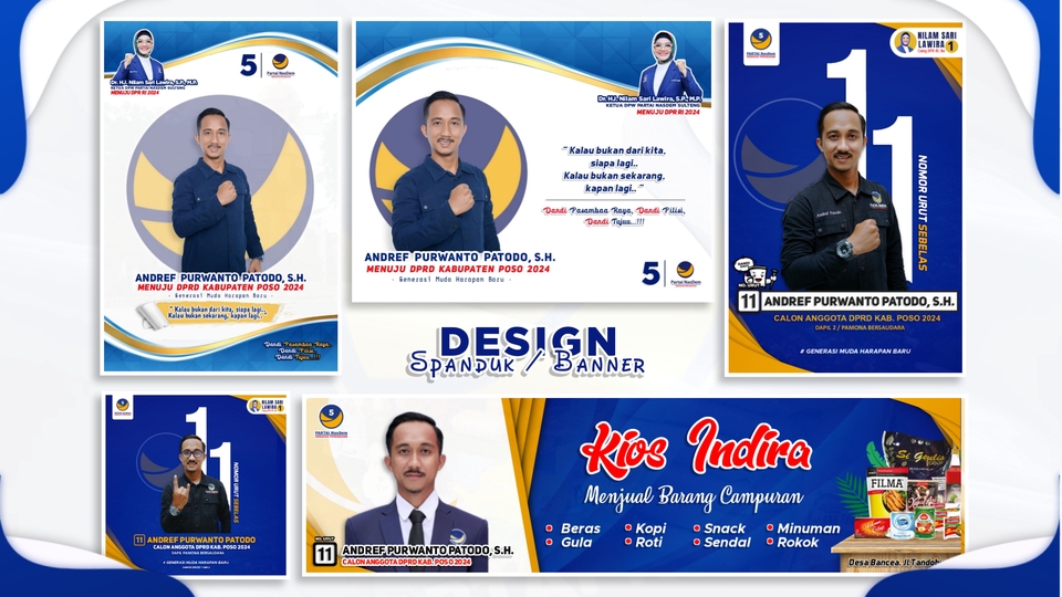 DESAIN SPANDUK, BALIHO & BANNER
