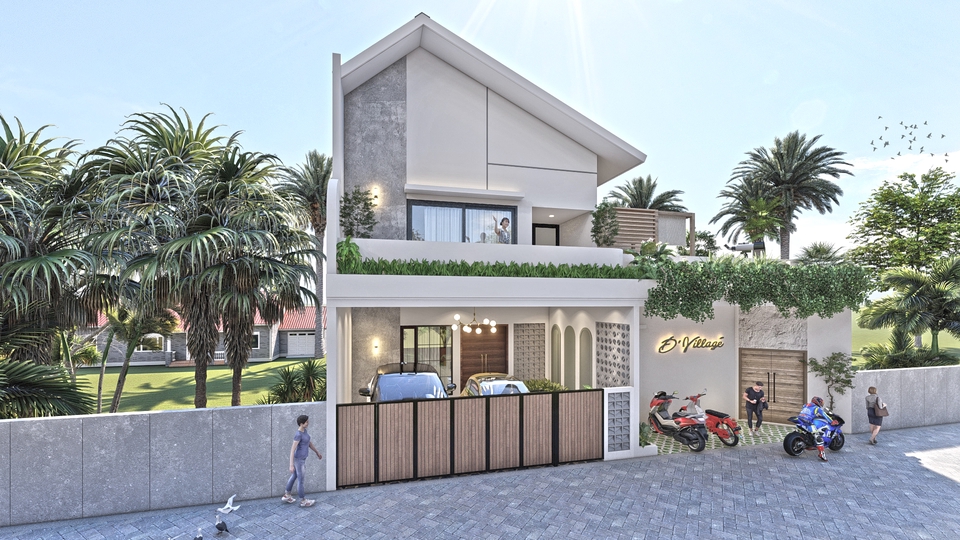 3D Video Animasi (Exterior) Rumah, Ruko, Perumahan, Sekolahan dll