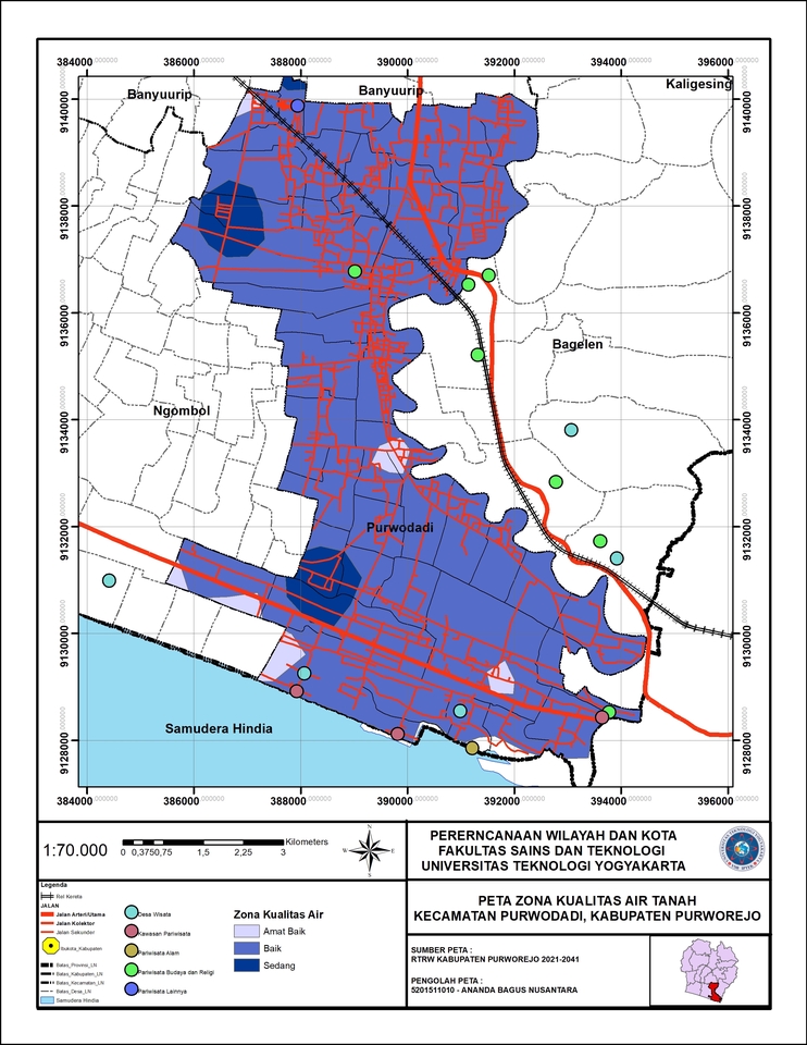 Jasa gambar Peta dasar RBI