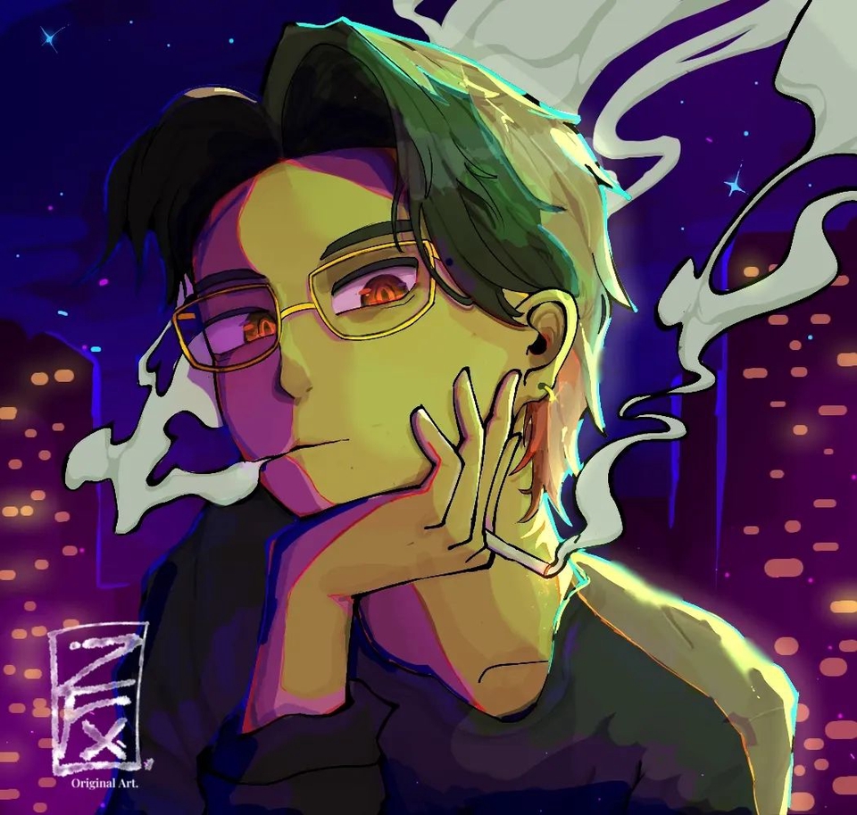 Jasa gambar original character atau fanart dengan style anime