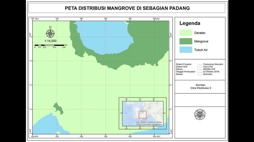 Jasa Interpretasi dan digitasi citra satelit/foto udara