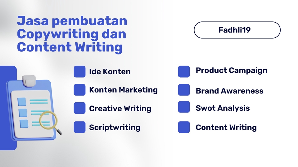 Jasa Content Writing | Copy Writing | Script Writing Konten Media Sosial, Cepat dan Murah!