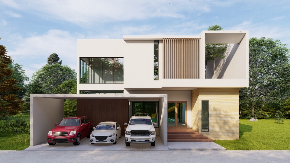 3D Rendering / Exterior / Model