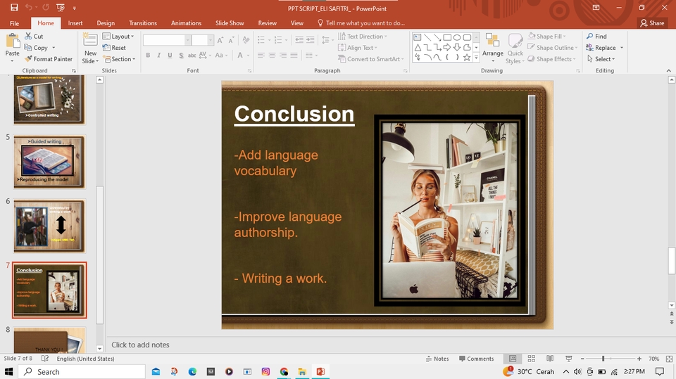 Jasa Desain Presentasi PPT (B.Indo/B.Ing)