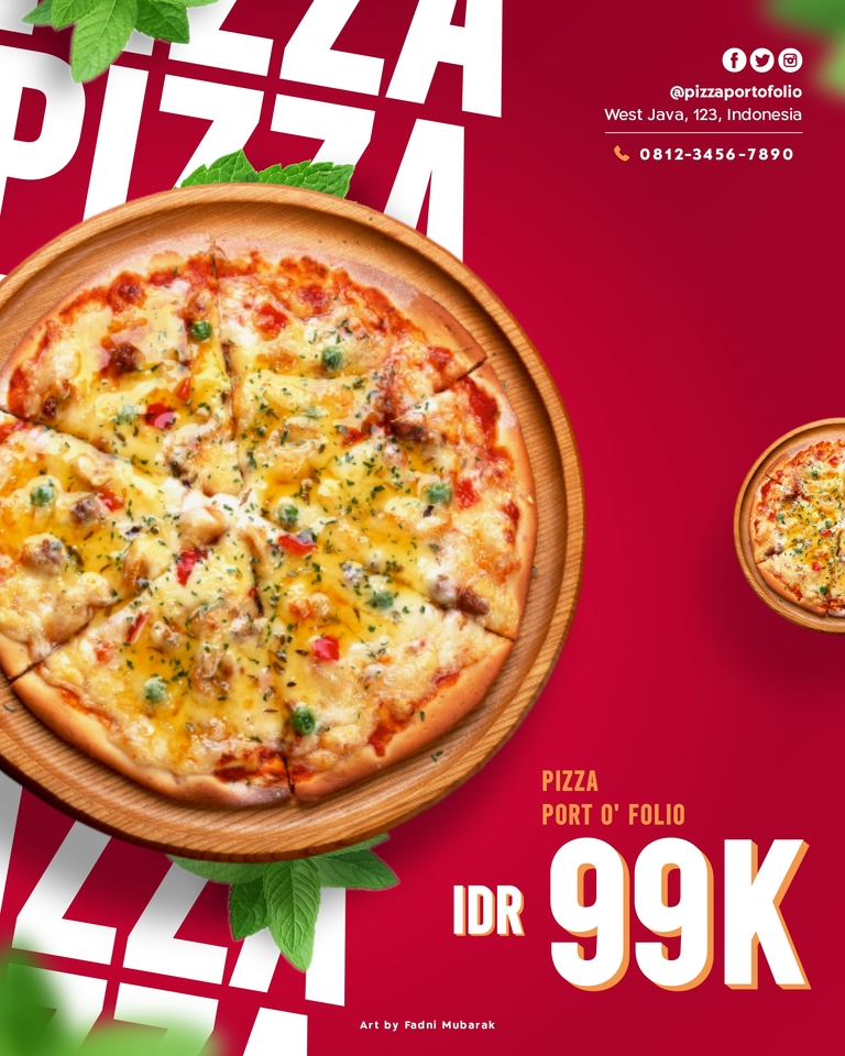 Desain Makanan dan Minuman (Poster/Flyer)