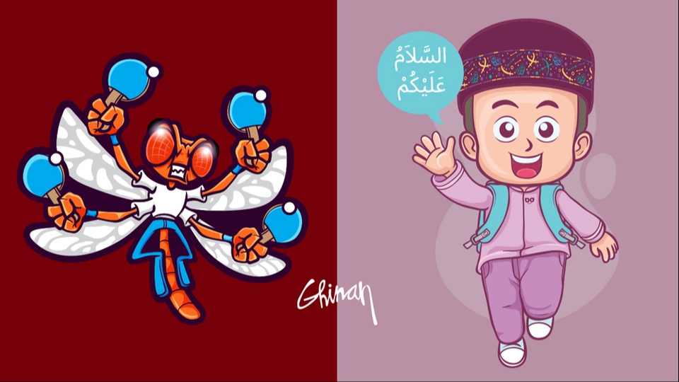 JASA DESAIN MASKOT KEREN