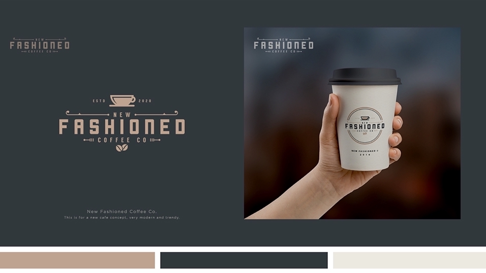 Desain logo modern minimalis dan trendy