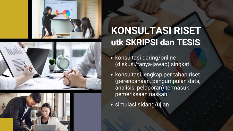 Konsultasi Riset untuk Skripsi/Tesis (Komunikasi, Manajemen, Politik ...