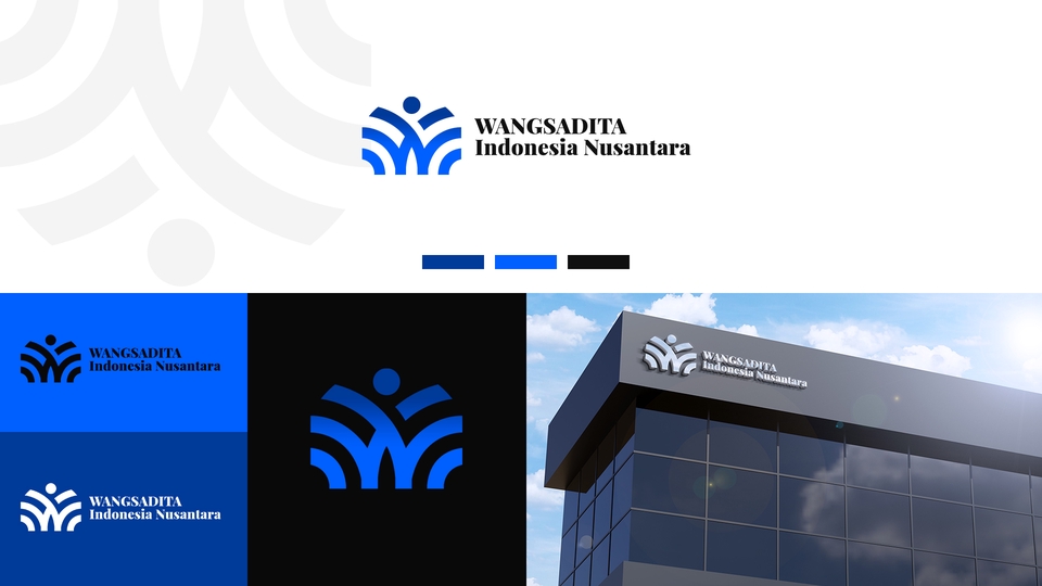 Desain Logo Perusahaan Professional Modern (FREE BRAND GUIDELINE)