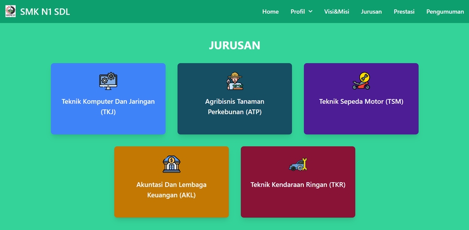 Web CMS Sekolah SMK