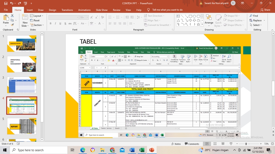 JASA PEMBUATAN SLIDE PRESENTASI FILE PPT PDF WORD