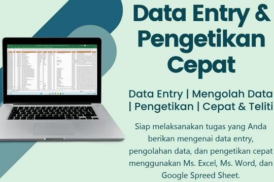 Data Entry | Mengolah Data | Pengetikan | Cepat & Teliti