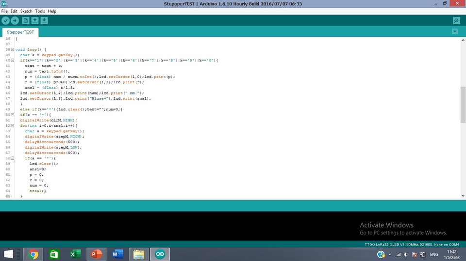 รับเขียนโปรแกรมภาษา C++ สำหรับ Arduino และ ESP