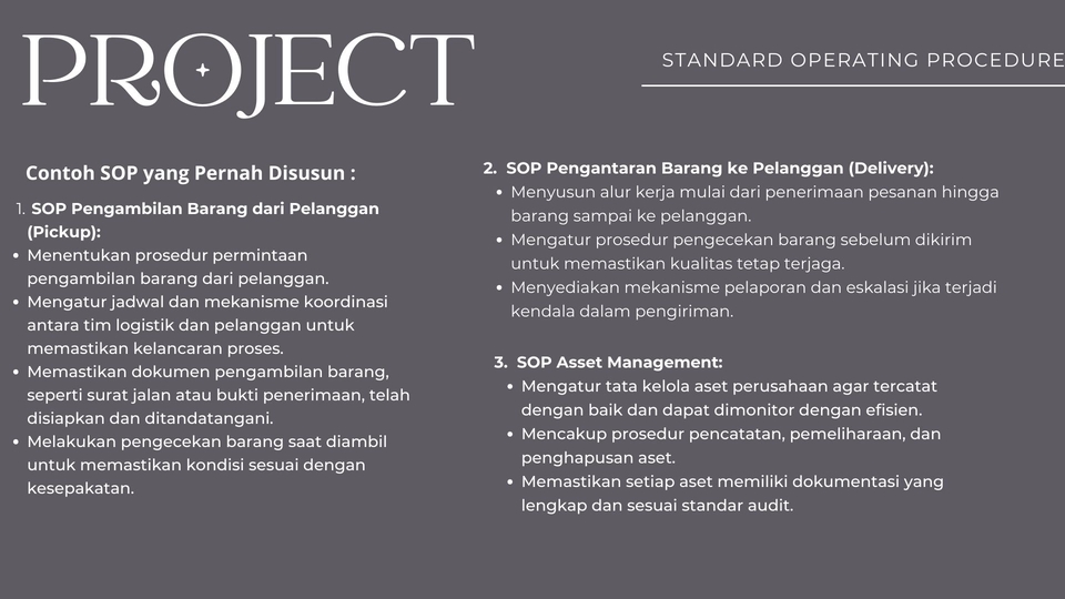 Project SOP