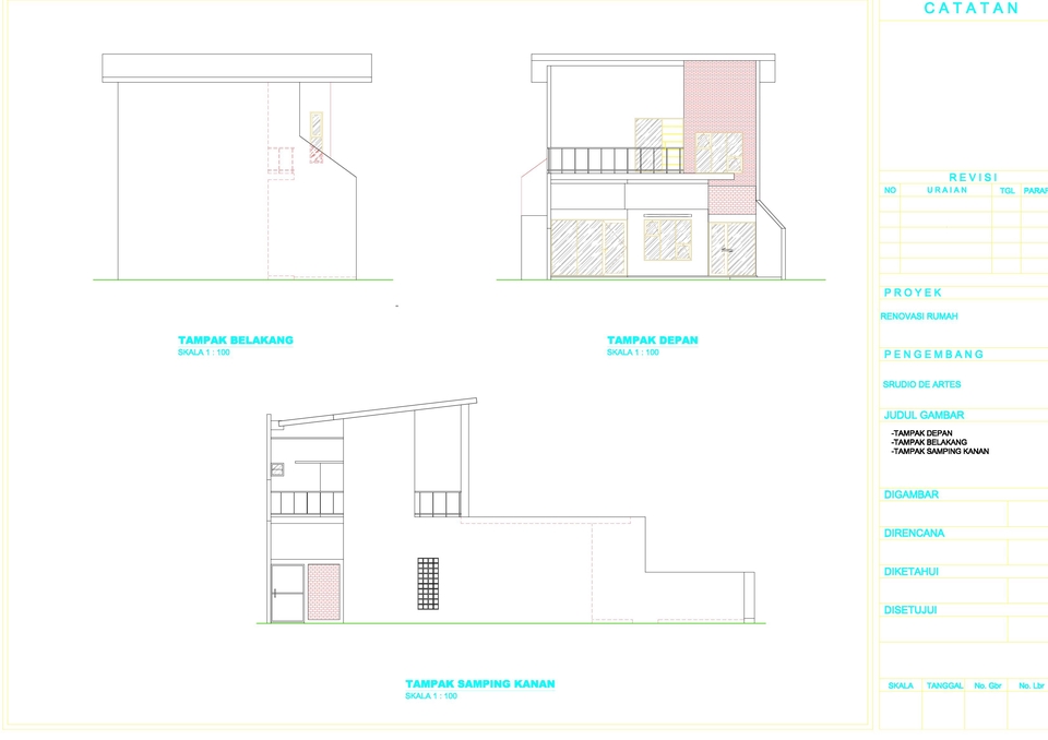 AutoCAD 2D-Shop Drawing-DED-As Built-IMB | 7000/m2 | Desain Rumah-Ruko ...