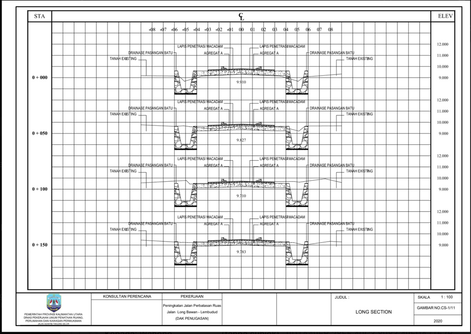 Jasa Pengolahan Data Ukur Topografi Civil3D