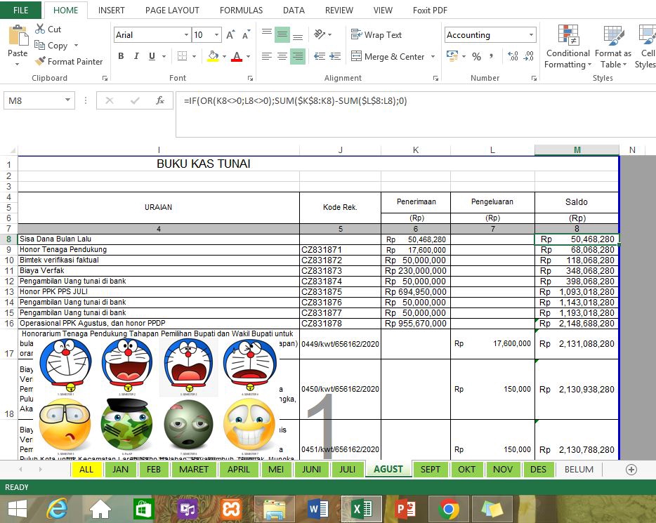 Dapat melakukan entry data dan pengolahan data (ms excel, word, ppt) dan penulisan artikel