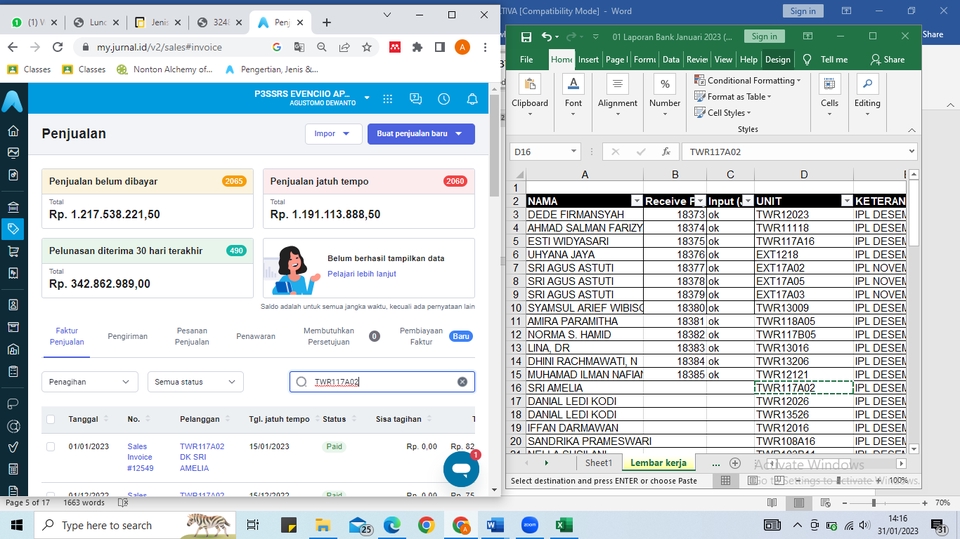 Jasa Data Entry, Pengumpulan Data, Pengetikan, Format Dokumen, Sortir Data dsb