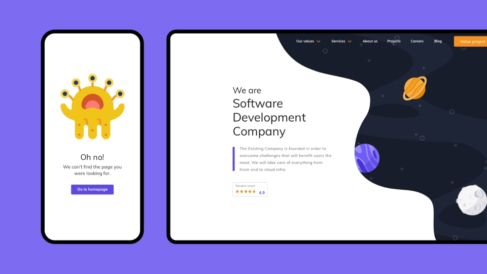 Front-end Development & UX/UI Design