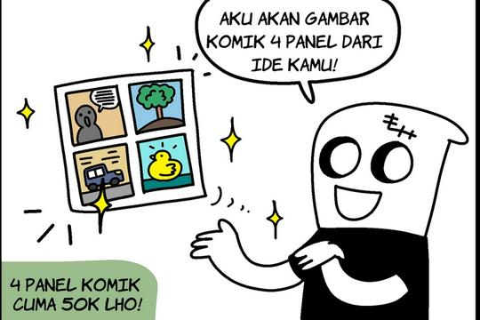 Gambar Komik 4 Panel dari Ide Kamu