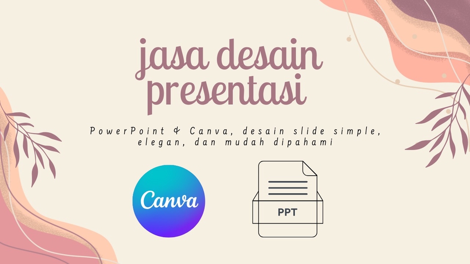 Jasa Desain Presentasi PowerPoint/Kanvas Kreatif