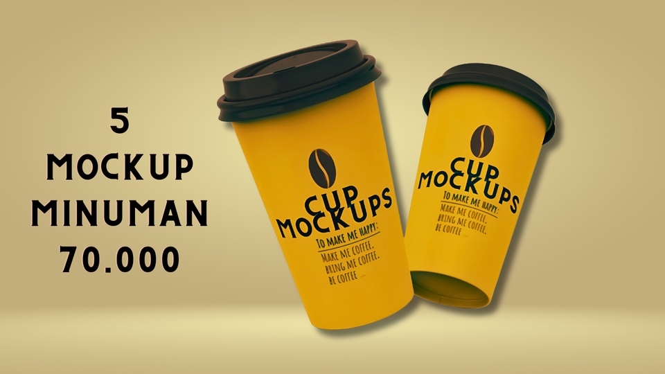 Desain Mockup Minuman