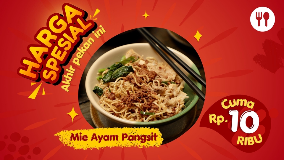 Desain banner promosi produk kekinian