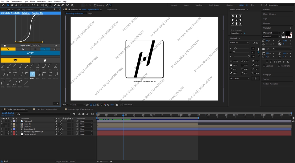 Animasi Logo Menggunakan Motion Graphic